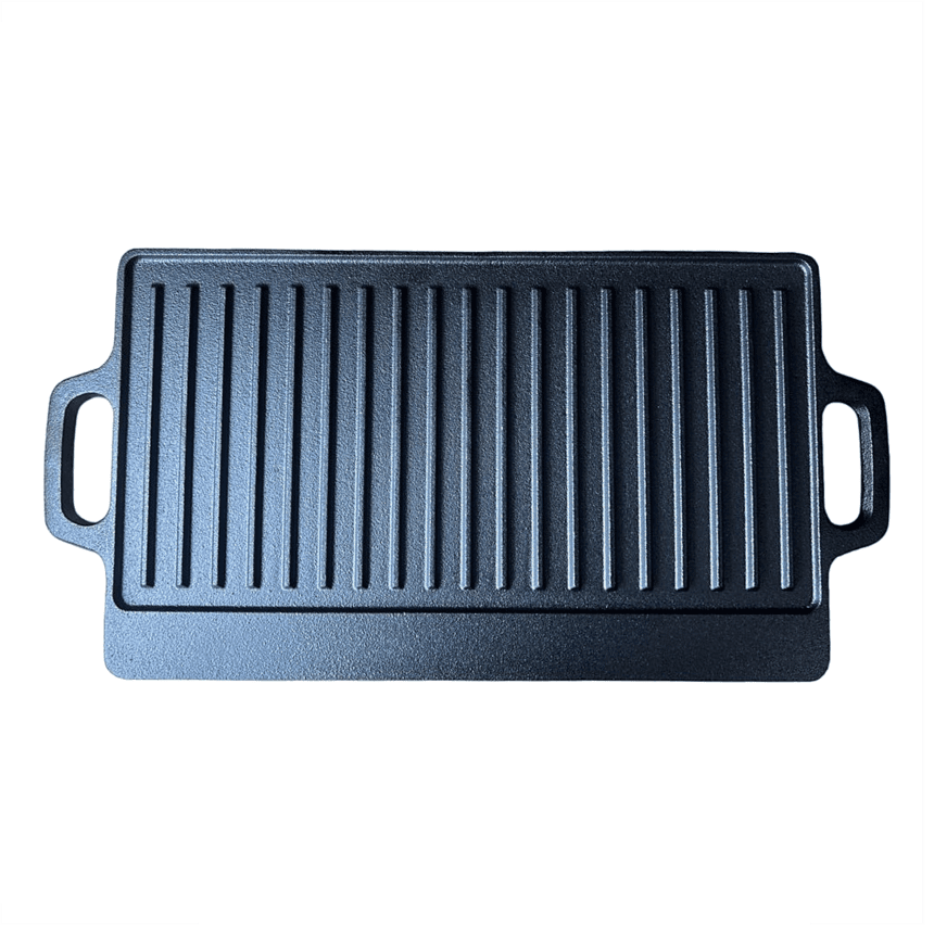 Plancha Churrasquera Reversible Hierro Fundido Rectangular 50 x 23CM – My Home Solutions