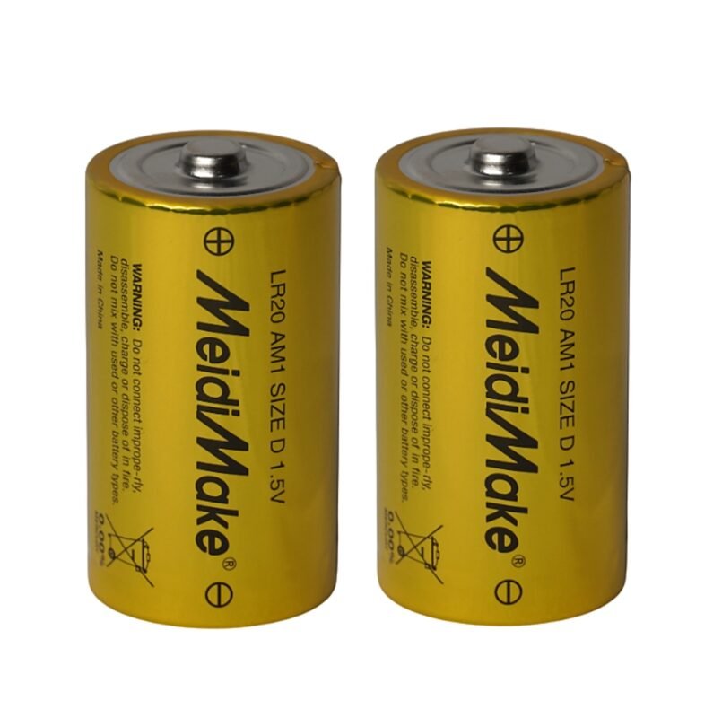 Baterías Alcalinas LR20 Tipo D 1,5 V 2 Unidades – My Home Solutions