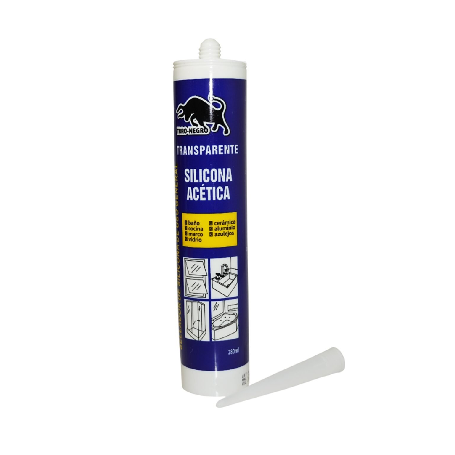 Sellador de Silicona Acética Transparente – My Home Solutions