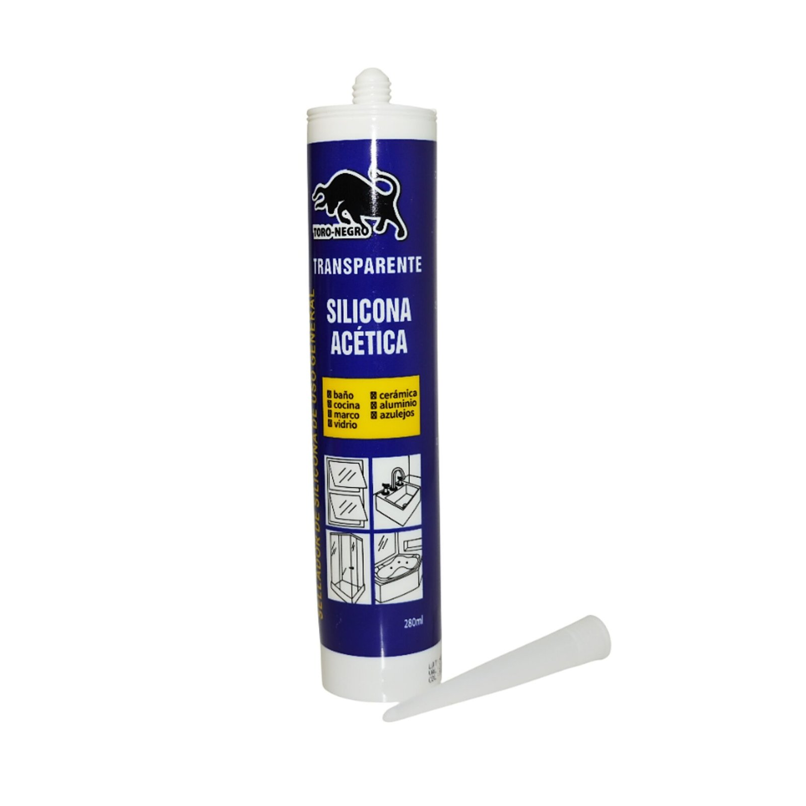Sellador de Silicona Acética Transparente – My Home Solutions