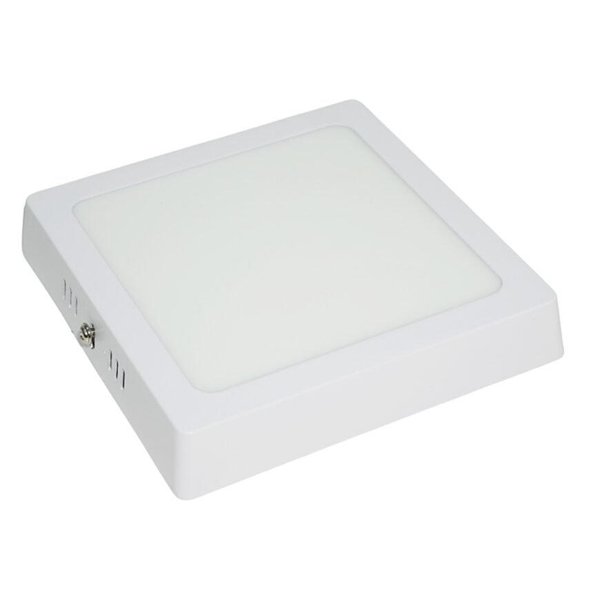 Panel Foco Led Cuadrado Sobrepuesto 18W Luz Fría – My Home Solutions